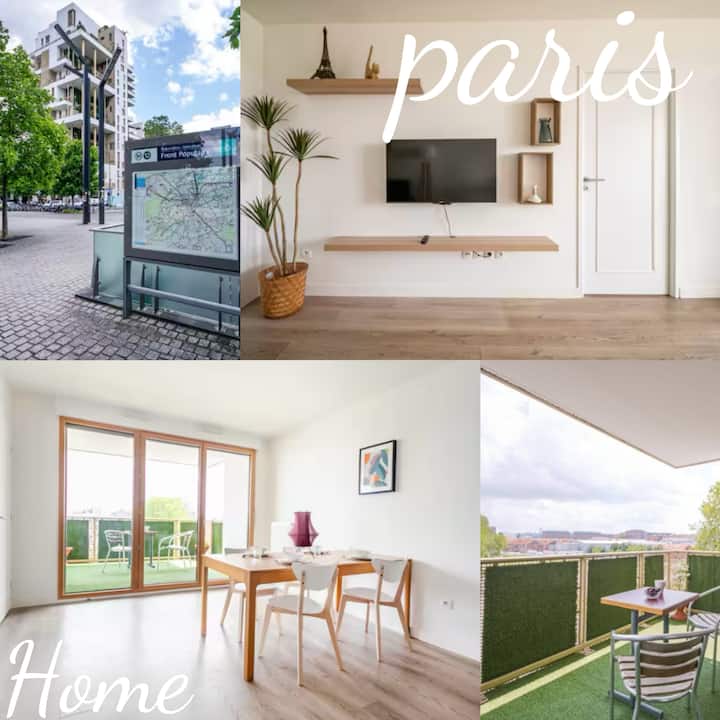 2 Ch Calmes Près De Paris | Balcon | 1 Min M12 - Stade de France