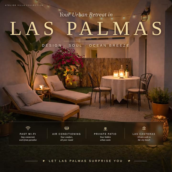 Urban Loft | Patio | Ac | 10' Las Canteras Beach - Las Palmas de Gran Canaria, España