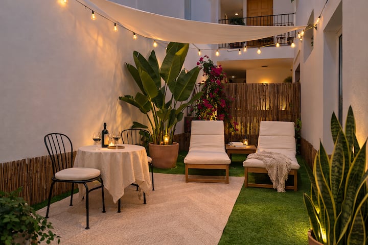 Calm & Cozy 1br | Private Patio | 10’ Las Canteras - Las Palmas de Gran Canaria