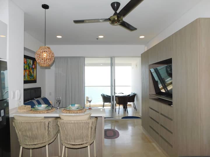 Suite Airy Cozy+pool+ac+near Sea+wifi At Cartagena - Cartagena