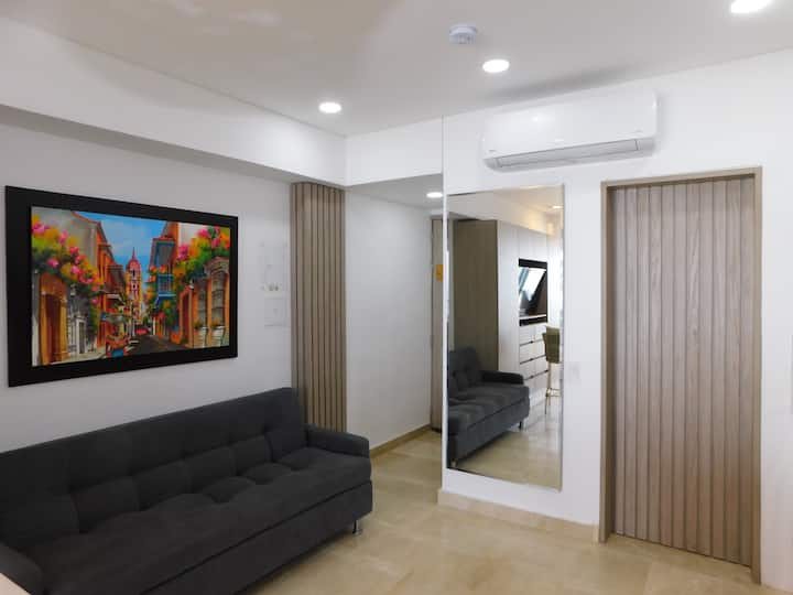 Suite Airy Cozy+pool+ac+near Sea+wifi@cartagena - Cartagena