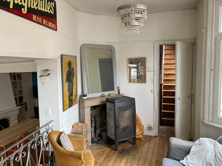 Grand Triplex, Quatre Chambres Plein Centre - Lille