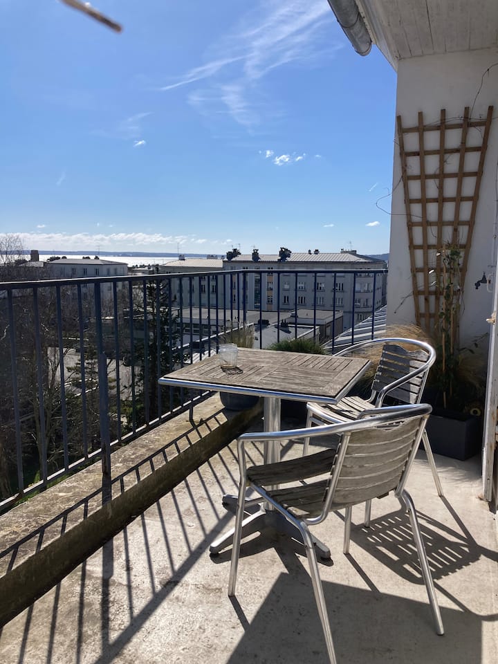 Appartement Plein Centre Avec Vue Mer - Brest