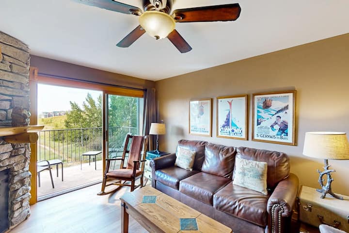 Modern 2br Ski In/out Skiview Ski Inn Condos 323 - Steamboat Springs