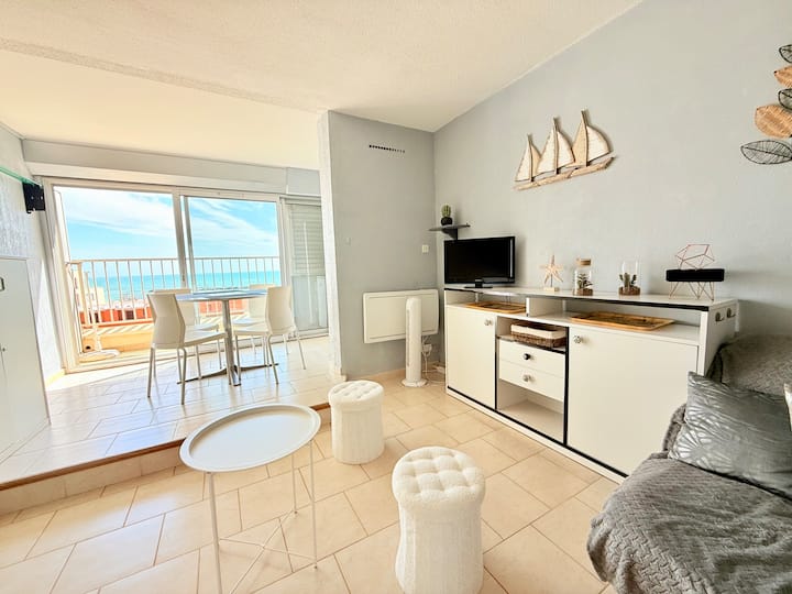 Sablotel Studio Vue Et Accès Mer/parking/piscine - Agde