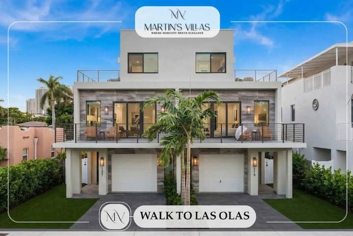 Luxury Las Olas 6200sqft - Sleeps 28 & With 2 Pool - Broward County, FL