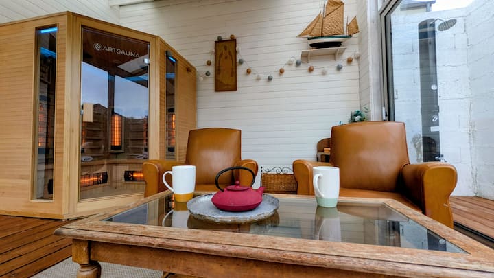 Ty Glaz  Sauna  Heated Private Pool  Beach 700 M Away - Penmarch