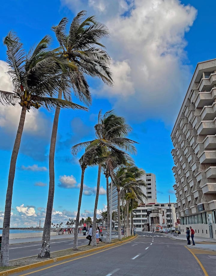 Suite B Atrás De Playa Regatas, Malecón Y Acuario - Heroica Veracruz