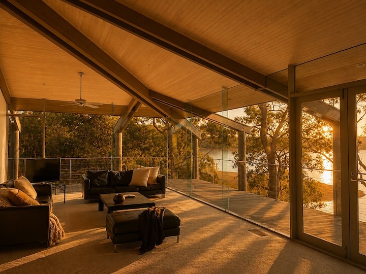 Glasshouse Lake Eildon Architectural Retreat - Mount Buller