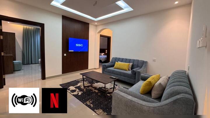 شقة للعوائل+انترنت+نتفلكس ثلاث غرف +صالة+مطبخ - Jeddah King Abdulaziz Airport (JED)