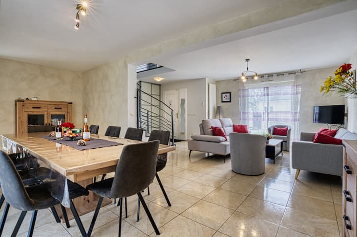 Maison Spacieuse 10 Pers Avec Jardin-proche Thoiry - Montfort-l'Amaury