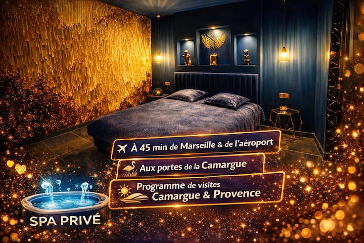 Spa Privée, Suite Doré Profitez Du Spa En Hiver - Salin de Giraud