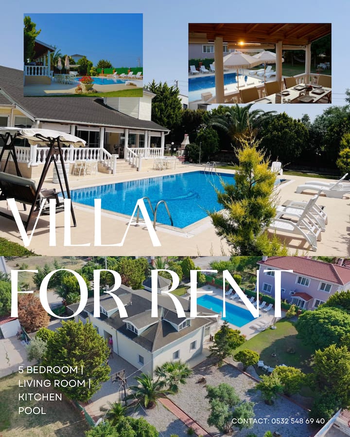 Foca Ozel Havuzlu Konforlu Villa - Foça