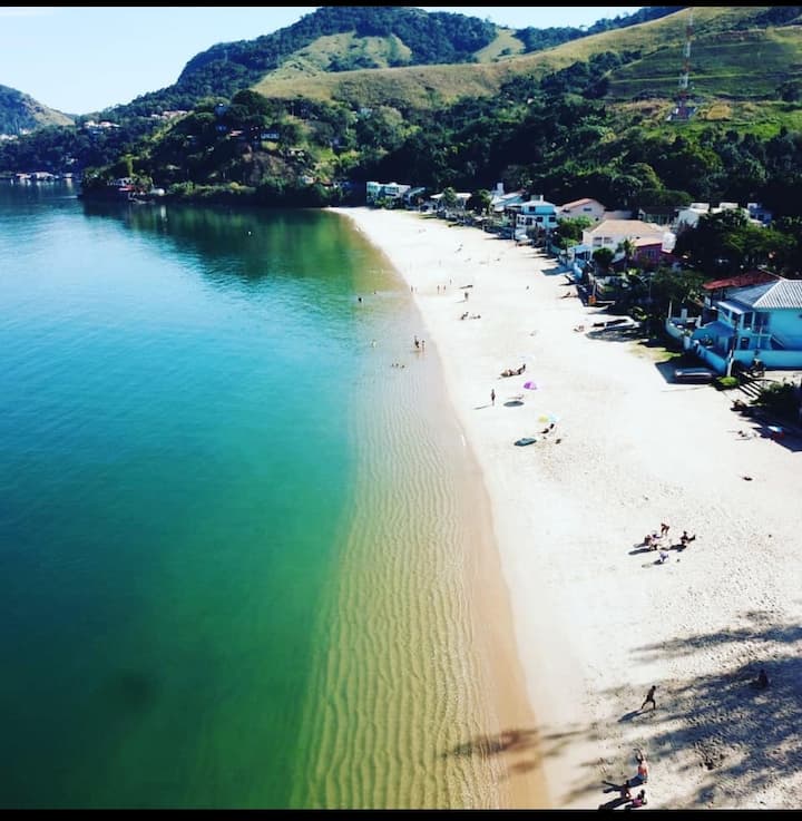 Casa Pé Na Areia Em Condomínio - Mangaratiba