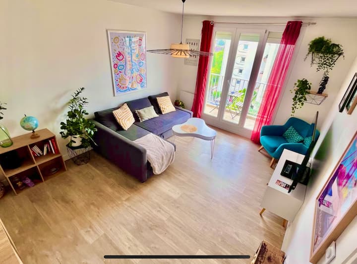 Le Twins : Wifi * Tram * Parking * Métro* Central - Villeurbanne