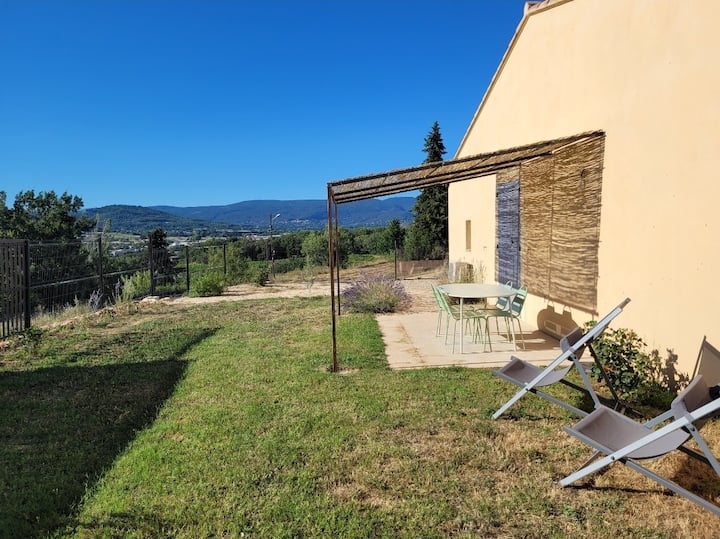 Studio 4 Pers Clim Terrasse Jardin Park Piscine - アプト