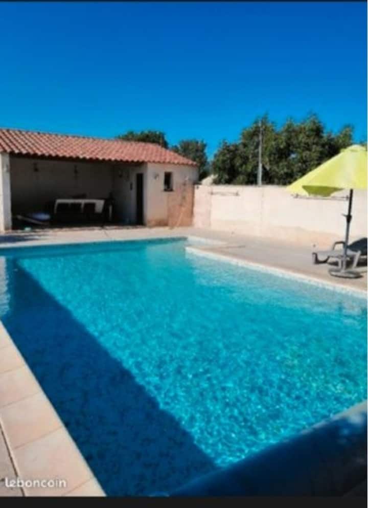Studio 4 Pers Clim Terrasse Jardin Park Piscine - Apt