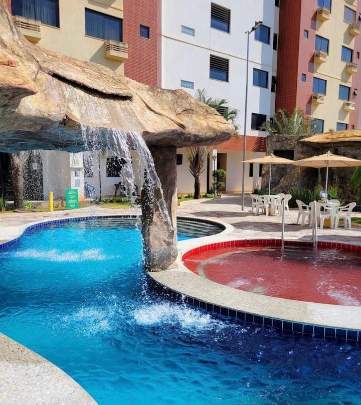 Flat Golden Dolphin | Piscinas Termais, E Conforto - Caldas Novas