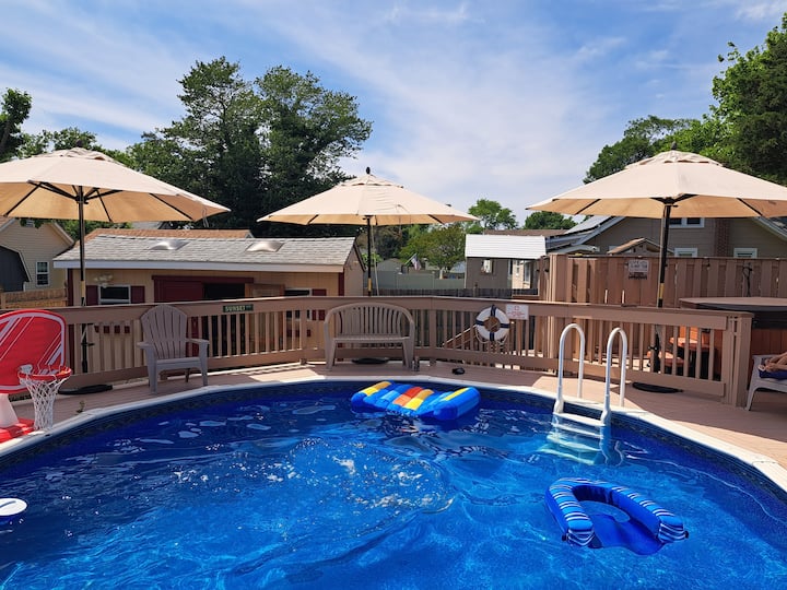 Capemay/ 4br /Pool&hottub /Fireplace&firepit /Dogs - New Jersey