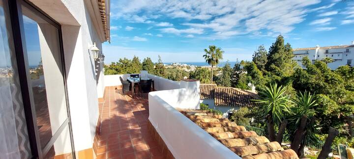 1. Fl. House, Terrace, Sea View - Monda