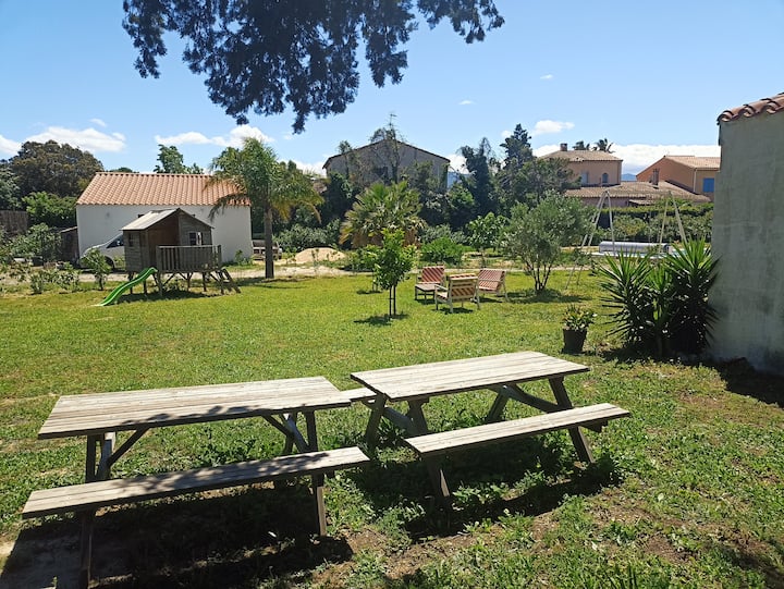 Gîte 8 Pers -Climatisé Avec Jardin- Proche Plage - Saint-Cyprien