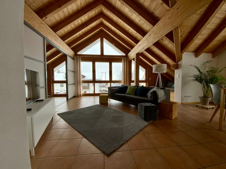 Wohnen Mit Bergblick Und Kamin - Seeshaupt
