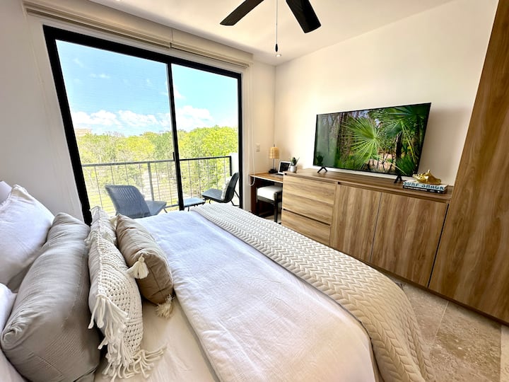 Cozy Studio With Balcony And Rooftop Pool In Tulum - Tulum