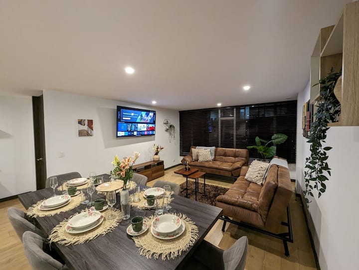 ¡Acogedor Y Lindo Apto En Chico! - La Calera