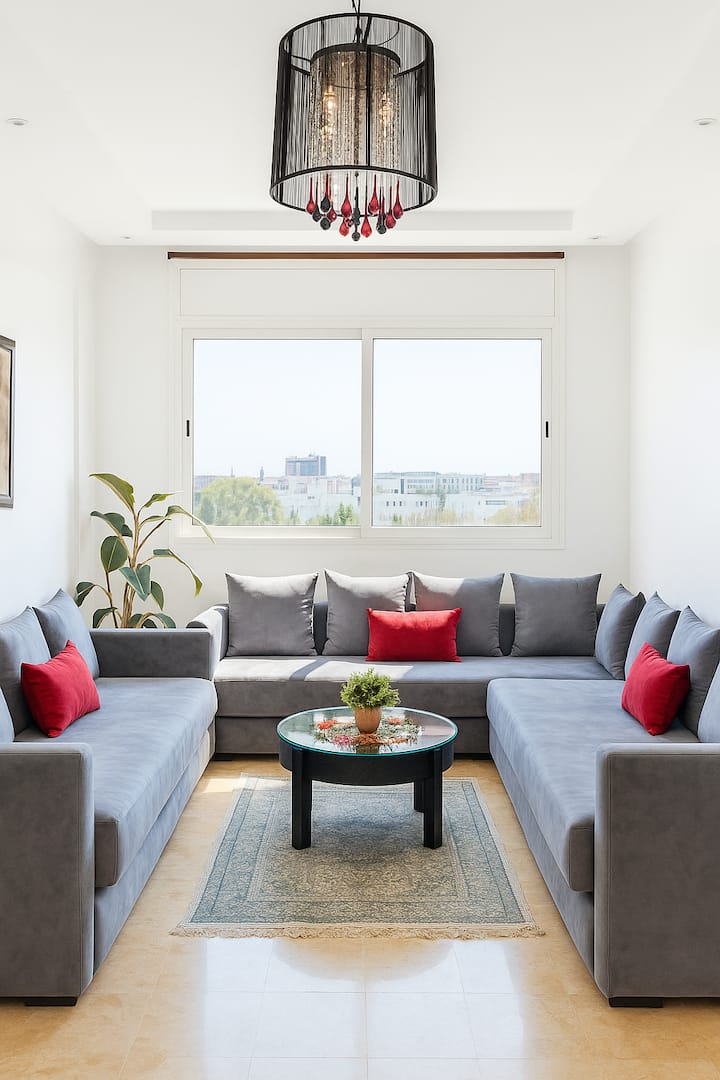 Centre-ville Calme • 2 Ch. • Tram • Vue Dégagé - Casablanca