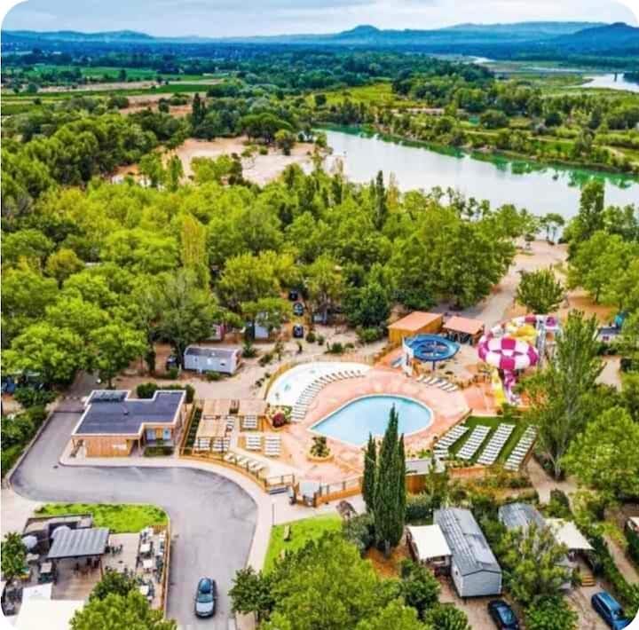 Mobil Home En Provence-luberon-4*-2 Chamb- Clim-tv - Lourmarin