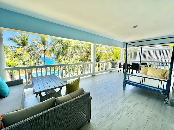 Premium 2b/2b Oceanfront Condo Ac All Rooms - Sosúa
