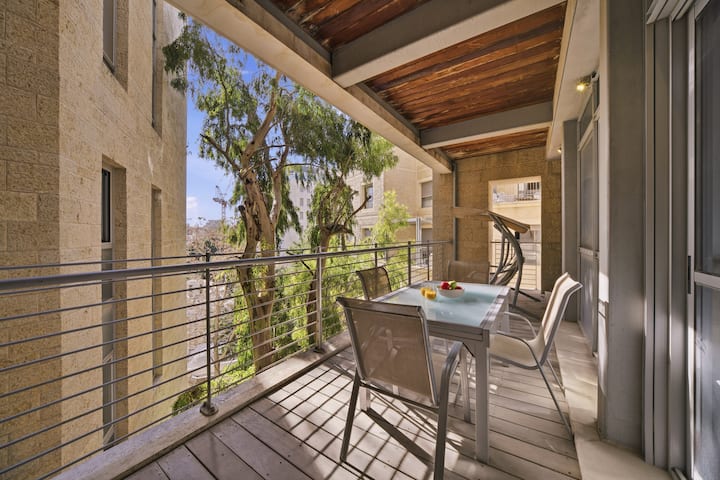 Mamad Tranquil Terrasse City Center By Feelhome - Jerusalem