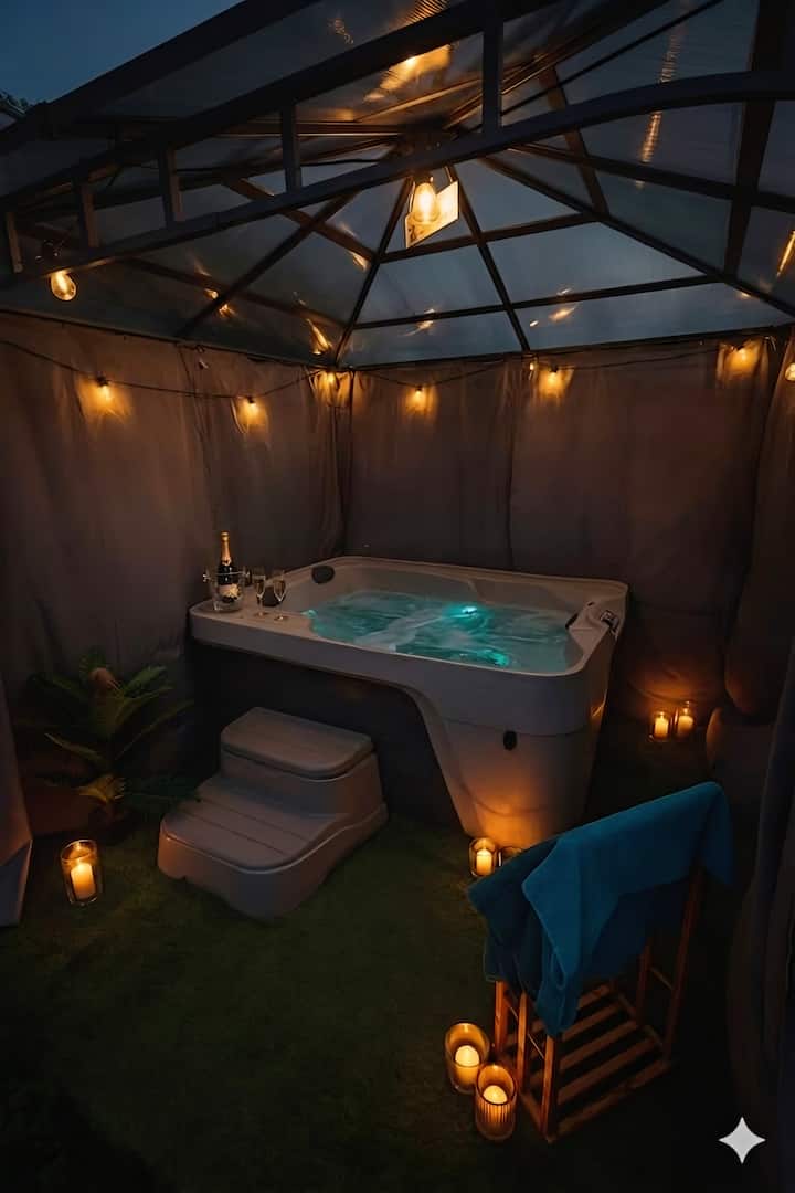 Cocon Jacuzzi Privatif - Proche Le Mans - Sarthe