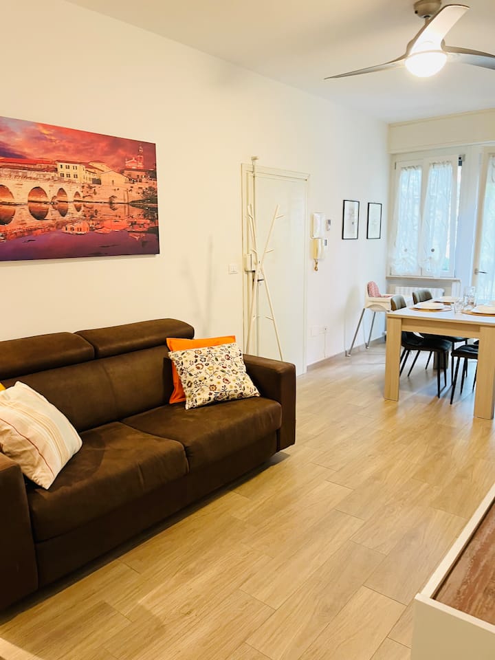 Family Home •6 Posti•100m Dal Mare• Garage Privato - Rimini