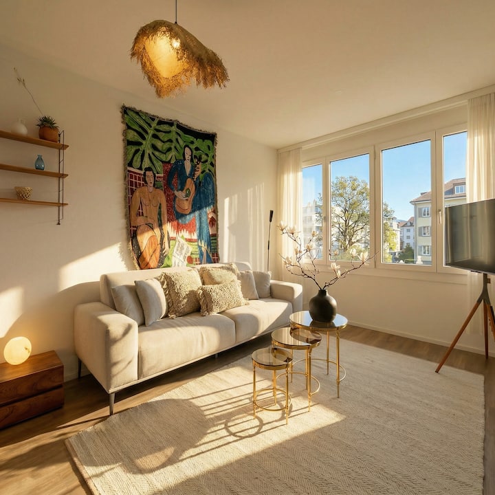 Modern 2br · Messe Zürich 5 Min · Fast Wifi & Work - Zürich