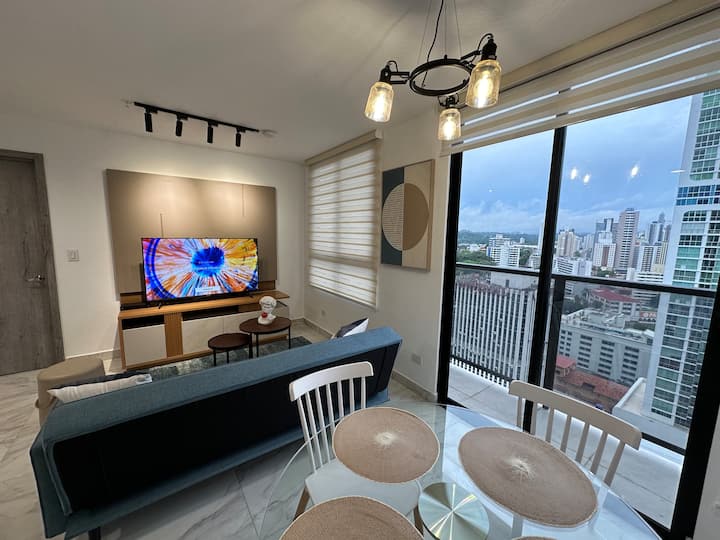 Gem Chic & Stylish (1)bed (2)bath Free Parking 21h - Panama