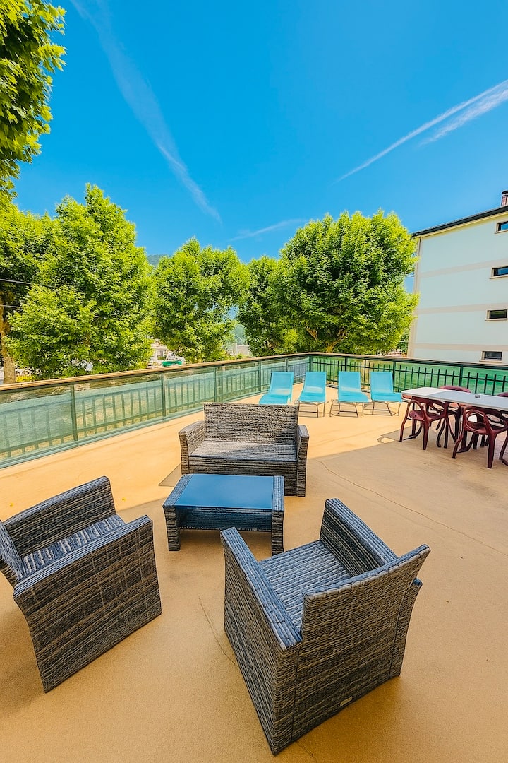 App 80m2/grde Terrasse Vue Sur Montagne/spacieux - Saint-Jean-de-Maurienne