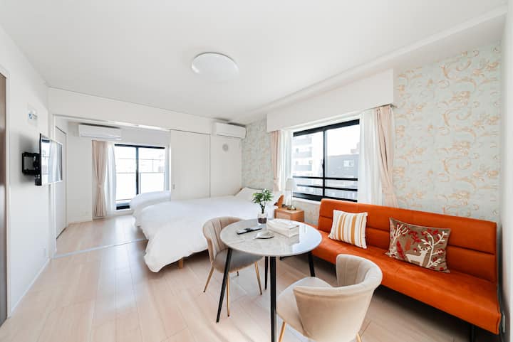 501室/车站4分钟，晴空塔附近，直达浅草、上野站、银座、涩谷/免费wi-fi/最多5人 - Tokyo