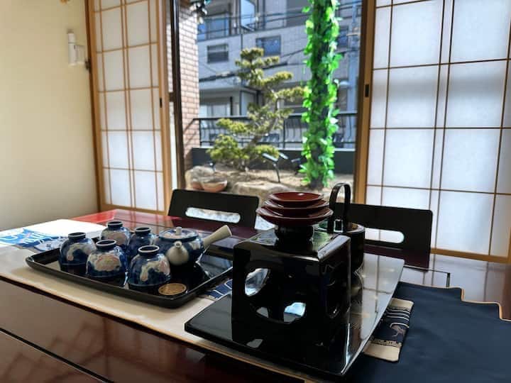 空中庭院「直达关西机场」地铁4分钟到难波｜新今宫站步行5分钟 花園町站步行5分直达天王寺梅田 - Osaka