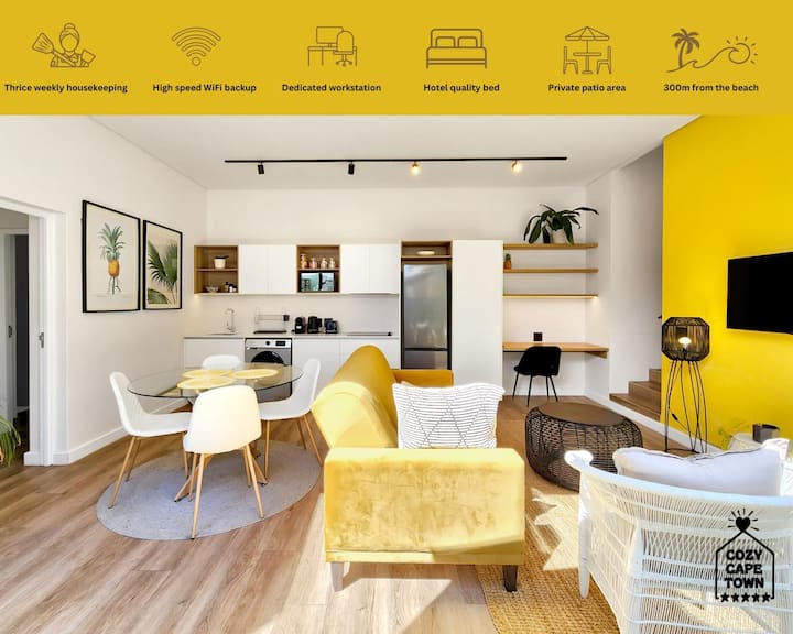 The Palm Flats Sunlit Serenity 300m From The Sea - Cape Town