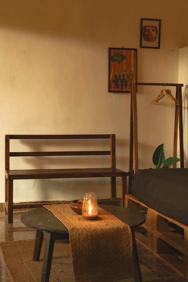 Hidden Cozy Studio Living-700m To Vagator Beach - Anjuna