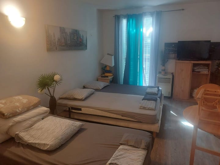 Ajaccio Central Port 2 Mn Cathédrale 3 /4 Pers - Ajaccio