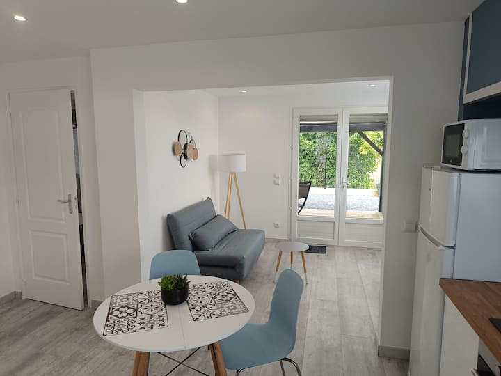 T2 /Jardin Privé Sans Vis à Vis/15 Min Lille - Armentières