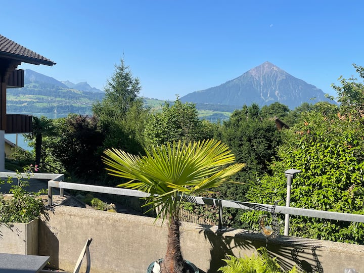 Chalet Wohnung Mit See & Bergsicht In Merligen - Gunten