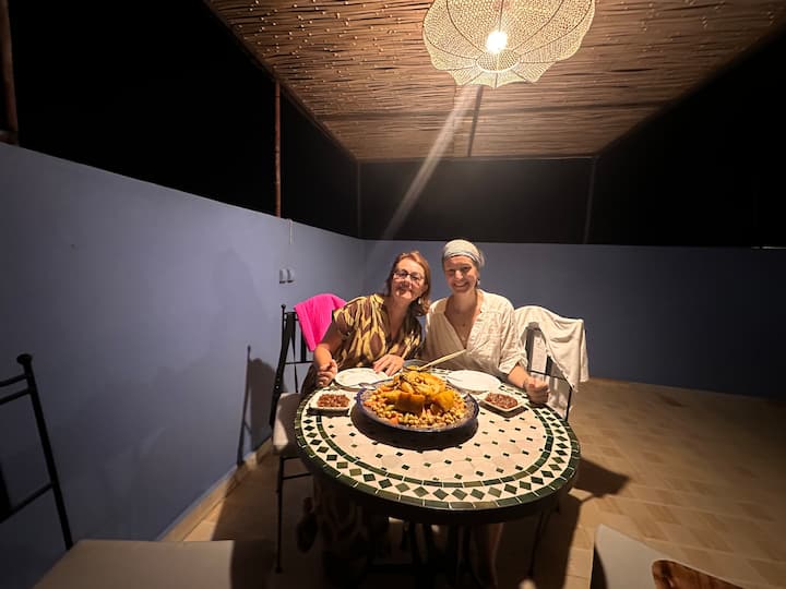 Beautiful Room+view Whole City Rooftop+breakfast - Marrakech