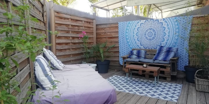 Studio Terrasse Hopitaux Facultés Montpellier - Montpellier