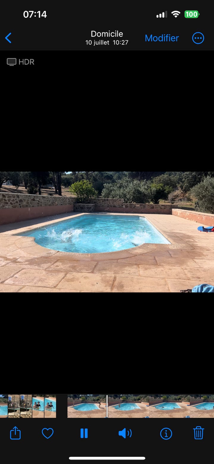 Maison Calme Au Cœur Des Vignes - Gassin