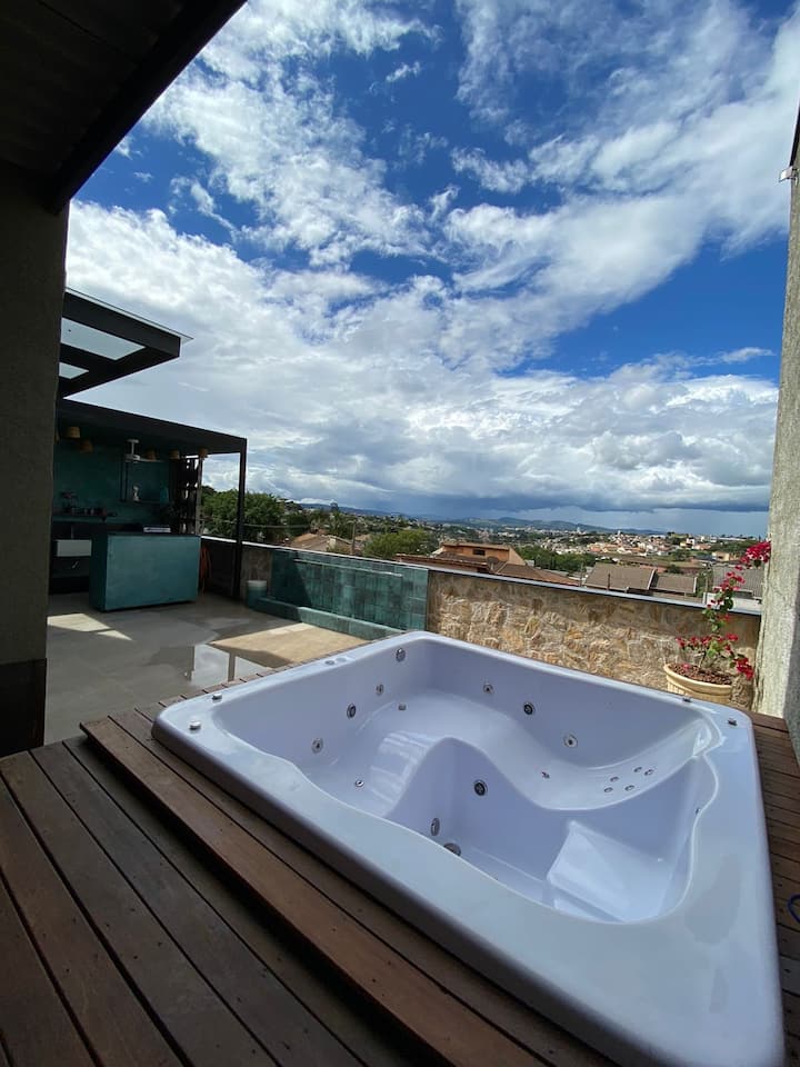 Apartamento Garden Basement Luxo - Atibaia