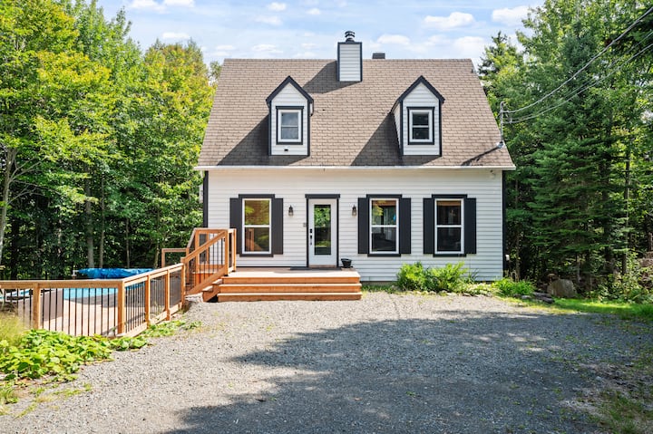 Le Chic Montagnard - Chalet Avec Spa Et Piscine - Saint-Sauveur