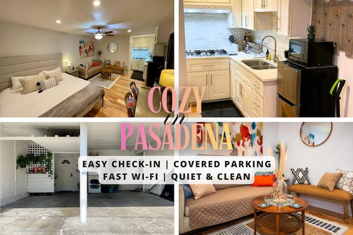 Clean, Cozy, Studio W/ Covered Parking In Pasadena - Arcadia
